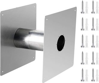 Generic Edelstahl-Fingerburg - verstellbare Wandregal, 2,36 direkttemperaturisoliertes Panel, hitzebest&auml;ndige Komponente, Sicherheitseinrichtung, Einbausatz |