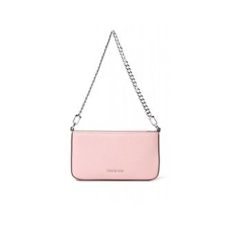 Michael Kors Bryant Small Pebbled Leather Convertible Pochette - - Bags - Damen - Rosa - ONE SIZE