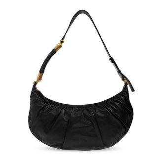 Balmain Femme, Sacs, Noir, Taille: ONE Size Sac Hobo &Eacute;paule