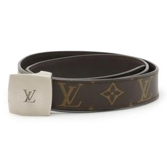 Louis Vuitton Pre-owned Toile ceintures - Homme - Pre-owned - Brun - Taille: ONE Size