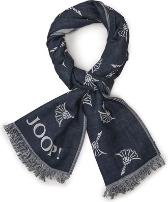 Joop Herren Schal Feris wei&szlig;/marine One Size