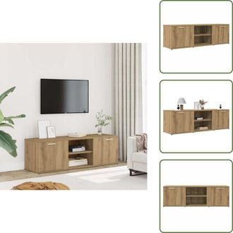 vidaXL Vidaxl - TV-Schrank Artisan-Eiche 120x34x37 cm Holzwerkstoff - TV-Schrank - TV-Schr&auml;nke - TV-M&ouml;bel - TV-St&auml;nder