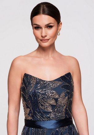 Ombre Abendkleid ALETTA - Abendkleid Maxi im Meerjungfrauen-Schnitt