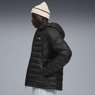 Puma PACKLITE Daunenjacke mit Kapuze Herren, Kleidung, Schwarz, XXL