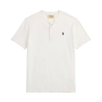 Polo Ralph Lauren Homme, Tops, Blanc, Taille: XL Maglia Serafino