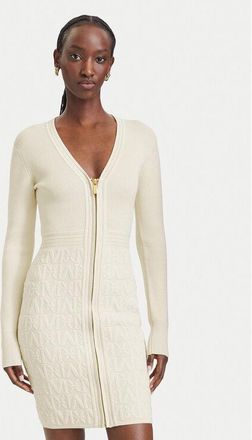 Guess Strickkleid G6BK09 Z1547 Hellbeige Slim Fit