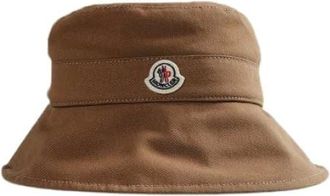 Moncler unisex, Accessoires, Beige, Taille: S Bucket Hat