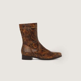 SOEUR BOTTINES &Eacute;CAILLE PYTHON