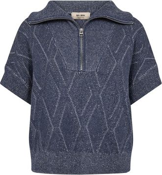 Mos Mosh MOS Mosh, Femme, Pulls, Bleu, Taille: 42 FR Tricots