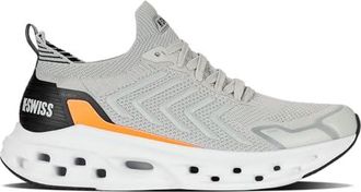 K-Swiss Impulse Trainer Baskets pour Homme, Gris, Noir, Orange, Taille 43 UE, Gris, Noir, Orange, 43 EU