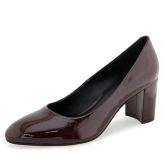Aerosoles Escarpins Betsy pour femme, Similicuir verni merlot froiss&eacute;, 39.5 EU Large