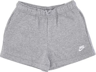 Nike Fleece-Shorts mit mittlerer Bundh&ouml;he - - Sport - Damen - Grau - L
