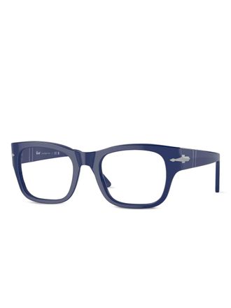Persol lunettes de vue &agrave; monture carr&eacute;e - Bleu