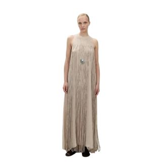 Alysi Damen, Kleider, Beige, MGr&ouml;&szlig;e