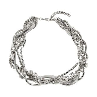 Patrizia Pepe Halskette mit Diamantschliff - - Accessories - Damen - Grau - ONE SIZE