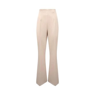 Twinset Femme, Pantalons, Blanc, Taille: 40 FR Ivory Side Zip Pantalons