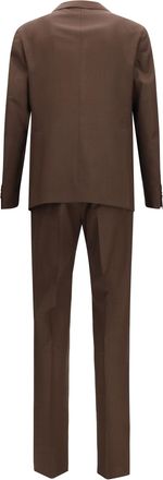 Tagliatore Virgin Wool Suit - Brown