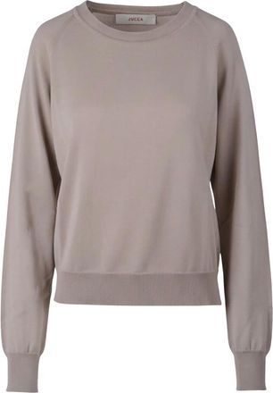 Jucca Femme, Pulls, Beige, Taille: 36 FR Tricot ras du cou