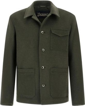 Herno Homme, Vestes, Vert, Taille: XL Veste Verte pour Homme Aw25