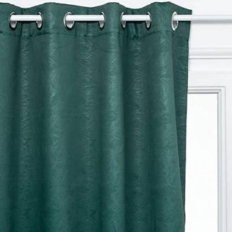 Atmosphera Atmosphera - Rideau occultant Feuilles - Vert - 140x260 cm