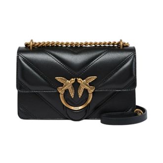 Pinko Pinko, Femme, Sacs, Noir, Taille: ONE Size Sacs à Bandoulière Élégants