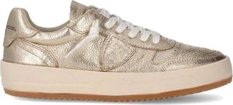 Philippe Model Femme, Chaussures, Jaune, Taille: 37 EU Slip-On Sporty Leather Baskets