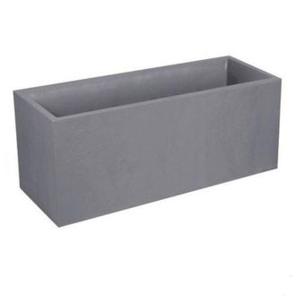 Eda Jardiniere Volcania - 99,5 x 39 x 43 cm - 98 l - Gris galet