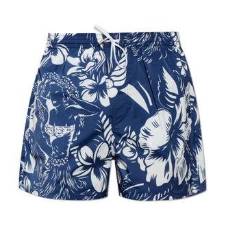 Dsquared2 Swim Shorts - - Swimwear - Herren - Blau - S