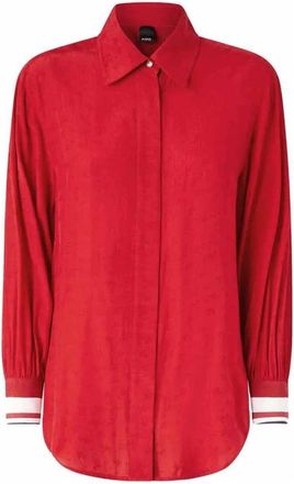 Pinko Pinko, Femme, Blouses et Chemises, Rouge, Taille: 38 FR Pinko Chemises