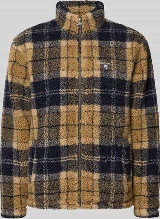 Barbour Regular Fit Fleecejacke mit Allover-Muster