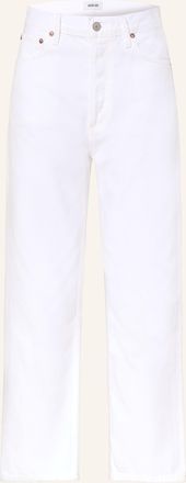 A Gold E Agolde Cropped Jeans 90s weiss