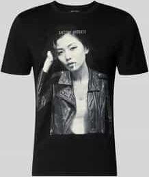 Antony Morato Regular Fit T-Shirt aus reiner Escorial-Wolle