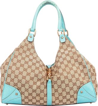 Gucci Crossbody Bags - Gucci GG Monogram Spikes Jackie Handbag - Gr. unisize - in Bunt - f&uuml;r Damen