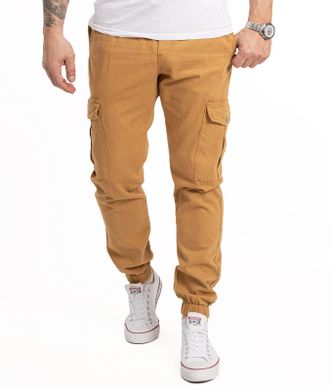 Rock Creek Herren Hose Cargohose Tapered Fit Chino Hose Cargo Hose Jogging Casual Pant M&auml;nnerhose Freizeithose Hosen Herrenhose RC-2356 Camel W31 L30