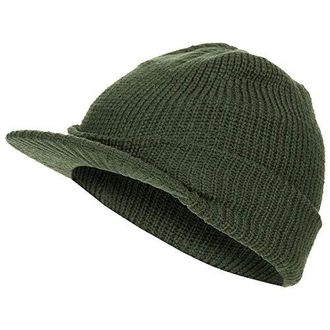 MFH Unbekannt Trendy Jeep Cap Bonnet avec visi&egrave;re Vert Olive
