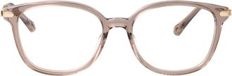 Chlo&eacute; Femme, Accessoires, Brun, Taille: 53 MM Monture optique rectangulaire