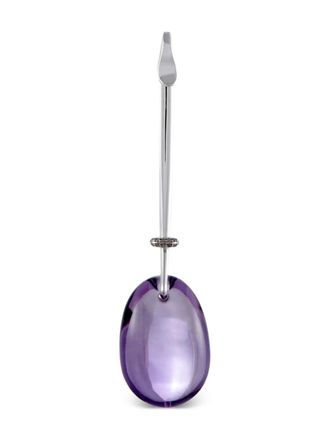 Georg Jensen pendentif Vivianna à améthyste et diamants - Argent
