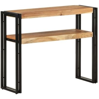 vidaXL Konsolentisch 90x30x75 cm Massivholz Akazie - Vidaxl