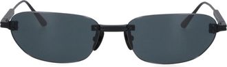 Chimi Eyewear Rimless Oval Sunglasses