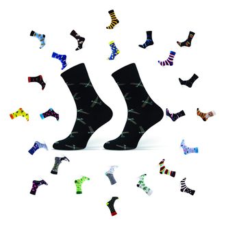 Sesto Senso Lustige Baumwolle Socken Damen Herren Bunte Ungleiche Funny Socks Milit&auml;rgr&uuml;n 43-46 Flugzeuge