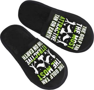 Generic Le Bronzage Du Golf Le Bronzage Le Plus Attrayant Au Monde Pantoufle Hiver Pantoufles Automne Slippers Pour Homme Chambre Intérieur L