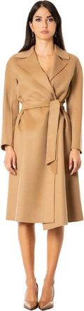 Max Mara Cles Manteau Cache-coeur - Femme - Manteaux - Brun - Taille: 40 FR