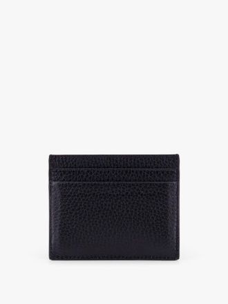 Valentino Garavani Mens Leather Card Holder With Studs Black Wallets & Cardholders