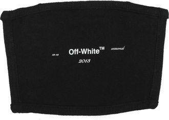 Off-white Schwarze Baumwoll-Gesichtsmaske Casual Stil - - Accessories - unisex - Schwarzk - ONE SIZE