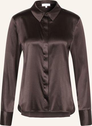 Darling Harbour Darling Harbour Hemdbluse Aus Seide braun