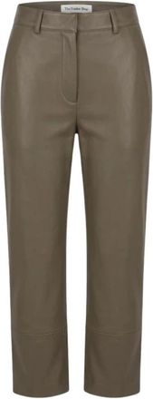 Frankie Shop Femme, Pantalons, Brun, Taille: 36 FR Lior Leather Capri Pants