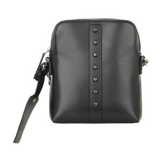 John Richmond Sac bandouli&egrave;re vertical clout&eacute; - Homme - Sacs - Noir - Taille: ONE Size