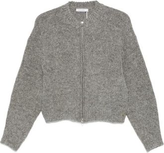 Low Classic Zip-up Cardigan