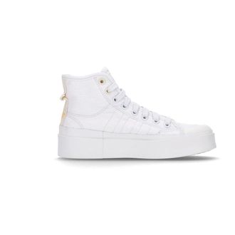 adidas Femme, Chaussures, Blanc, Taille: 38 2/3 EU Baskets montante avec broderie florale
