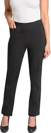Briggs New York Super Stretch Millennium Welt Pocket Pull on Career Pant (Average & Short & Tall Length) Pantalons, Noir, 40 Femme